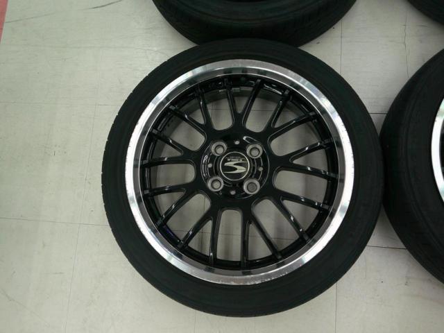【BADX(バドックス)】S-HOLD(エスホールド) GLANZ+【GOODYEAR】EAGLE LS2000 Hybrid | カー用品 タイヤホイールセット 16インチタイヤホイール ...