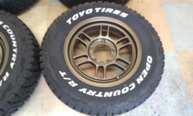 【ジムニー/JB23・JB64に!!】ENKEI(エンケイ) ALLROAD(オールロード) RPT1+TOYO OPEN COUNTRY R/T 185/85R16 105/103 LT ...