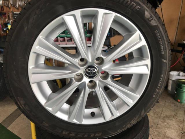 TOYOTA 30アルファード前期純正ホイール + BRIDGESTONE BLIZZAK VRX3 | 中古品 | アップガレージ 茨城神栖店 | カー用品 スタッドレスタイヤホイールセット ...