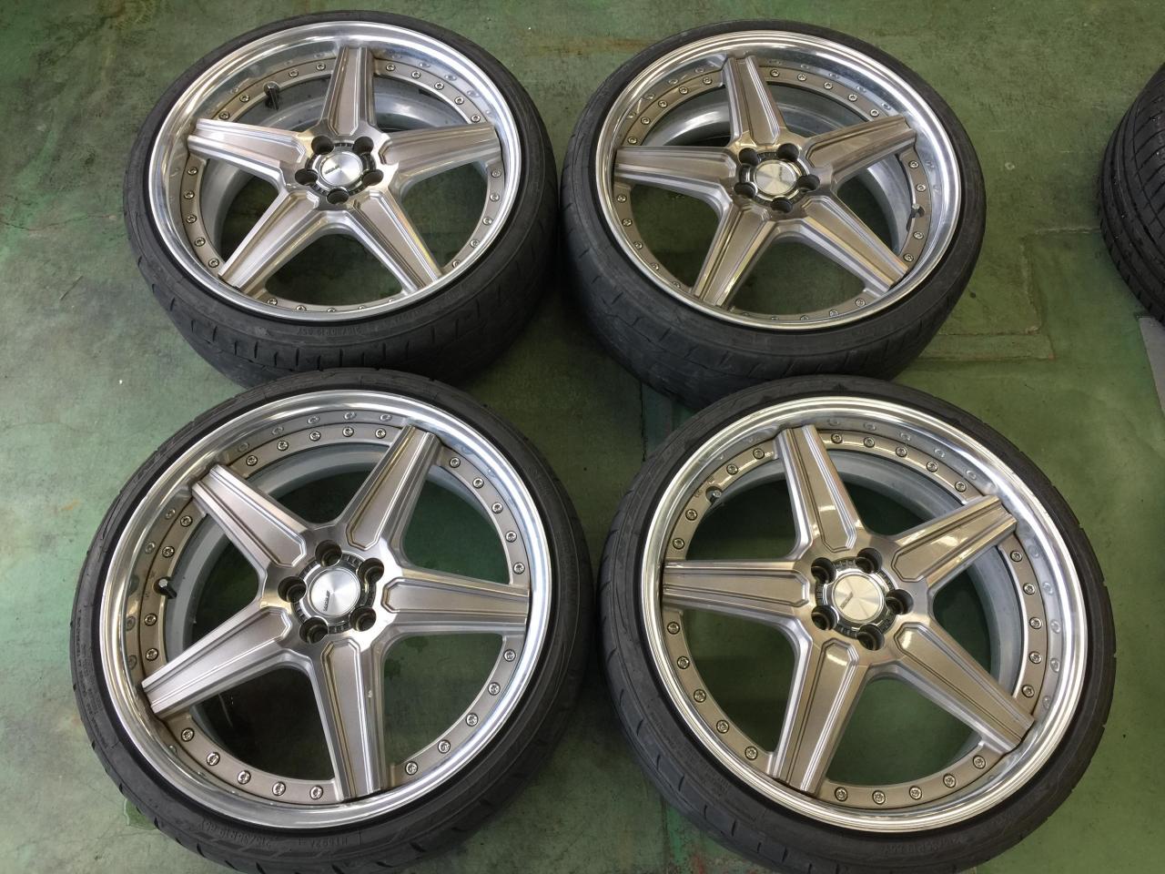 【WORK(ワーク)】 LANVEC LS1+【NITTO】NT555 4本セット | 中古品 | アップガレージ 桑名店 | カー用品 ...
