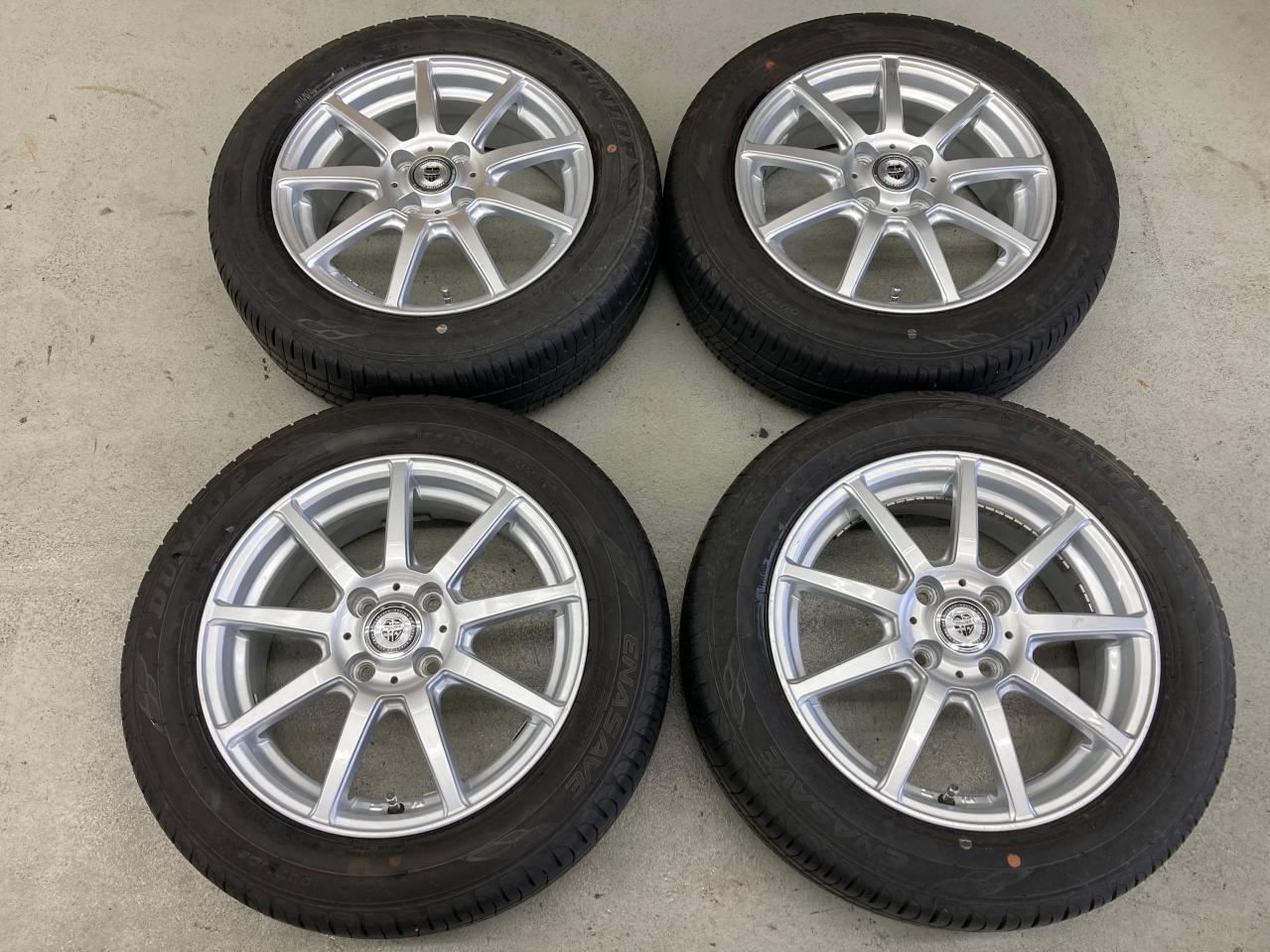 weds(ウェッズ) VOLGA 9本スポークホイール + DUNLOP(ダンロップ) ENASAVE EC204 | カー用品 タイヤ ...