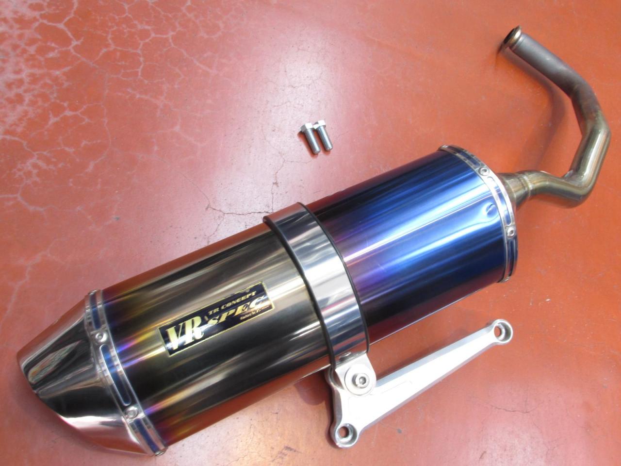 R’s-gear(アールズギア) VR-SPECオーバルチタンマフラー 【PCX150/125(JF28)後期/JF56】 | バイク用品 マフラー フルエキゾースト(二輪)を通販で購入する ...