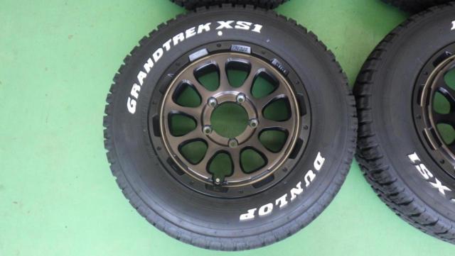 MOTERFARM D10 + DUNLOP GRANDTREK XS1 | カー用品 スタッドレスタイヤホイールセット 15インチスタッドレスタイヤホイールセットを通販で購入する | 中古 ...