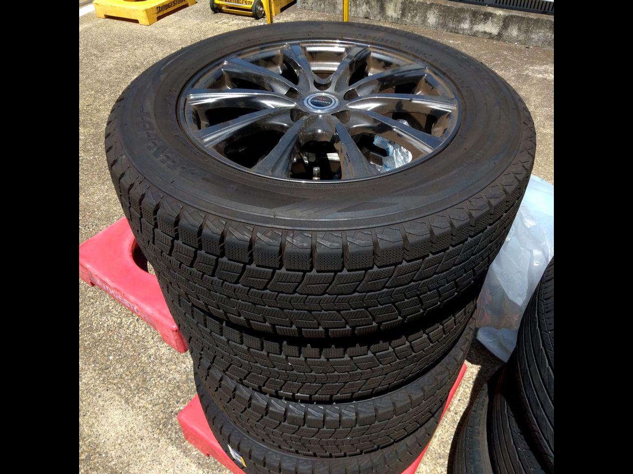 DUNLOP AIRNOVA+DUNLOP WINTER MAXX SJ8 | 中古品 | アップガレージ 千葉八千代店 | カー用品 スタッドレスタイヤホイールセット 17インチスタッドレス ...