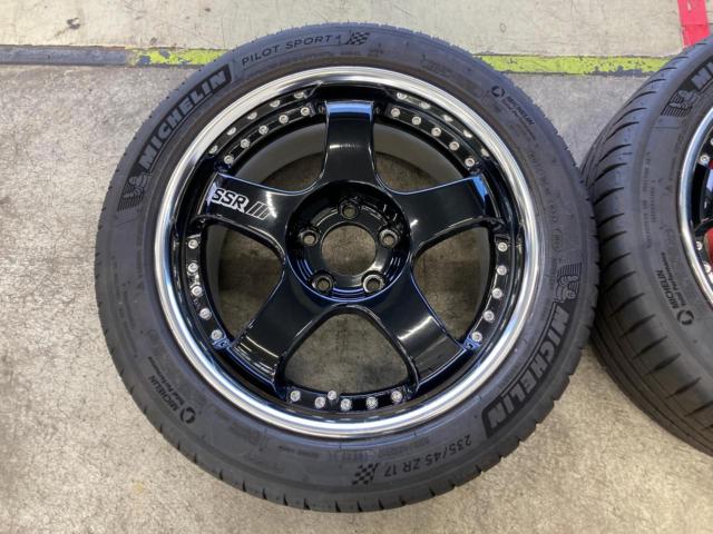 【2本セット】TANABE Professor SSR SP1R ブラック + MICHELIN PilotSport4 | 目立った傷や汚れ ...