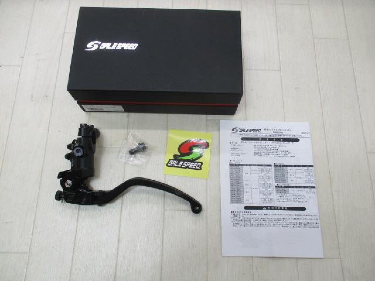 【GALE SPEED】 鍛造ラジアルマスターシリンダー VRD17-17BM | 新古品 | アップガレージ 名古屋中川店 | バイク用品 ...