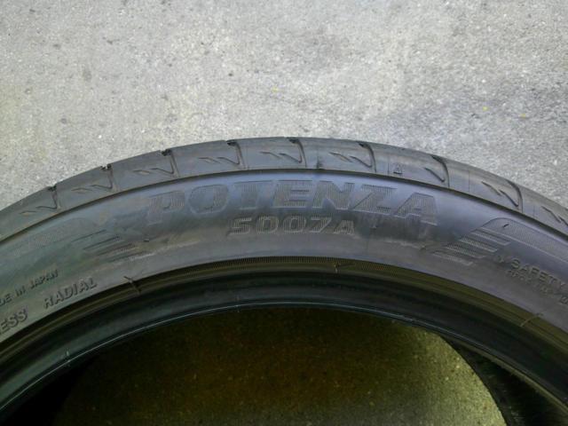 BRIDGESTONE POTENZA S007A | 中古品 | アップガレージ 高松店 | カー用品 タイヤ 18インチタイヤを通販で購入する | 中古カー＆バイク用品の販売ならアップガレージ