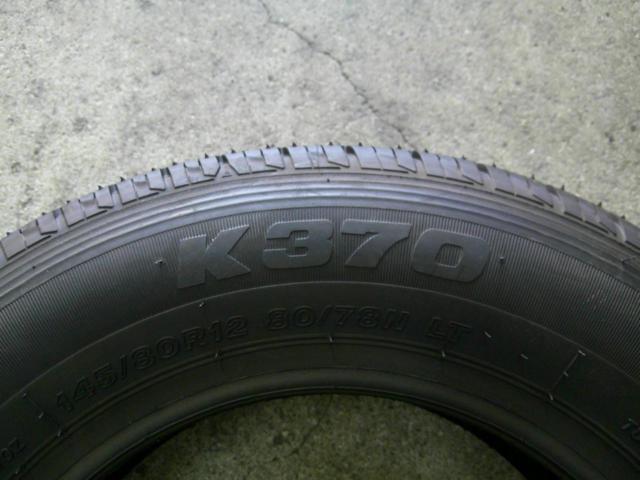 BRIDGESTONE K370 | 新古品 | アップガレージ 高松店 | カー用品 タイヤ 12インチタイヤを通販で購入する | 中古カー＆バイク用品の販売ならアップガレージ
