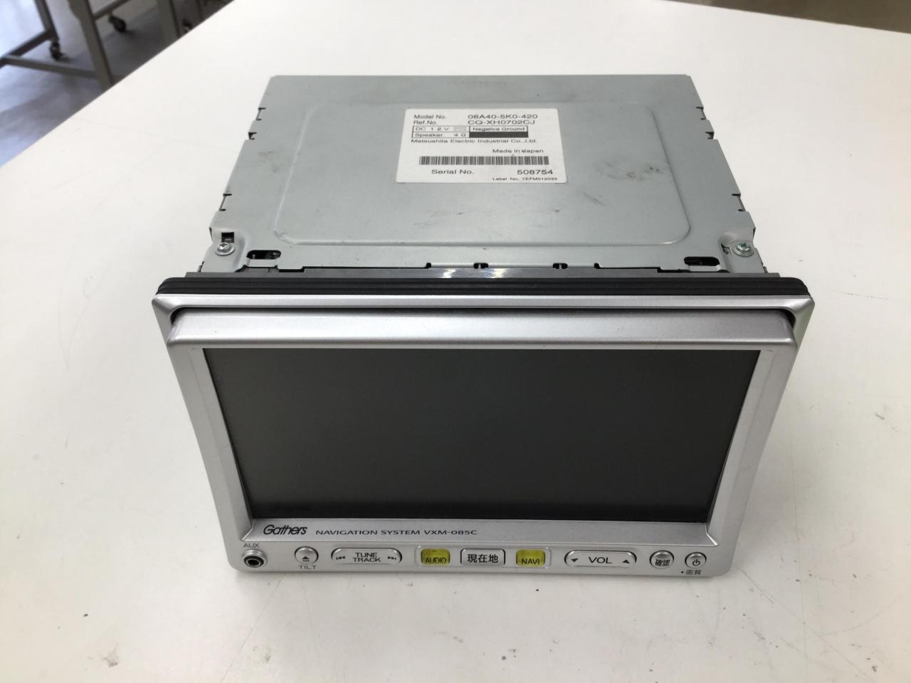 HONDA(ホンダ) Gathers VXM-085C AV一体型メモリーナビ | カー用品 カーナビ(非地デジ） AV一体メモリーナビ（非地デジ）を通販で購入する | 中古カー＆バイク用品の ...