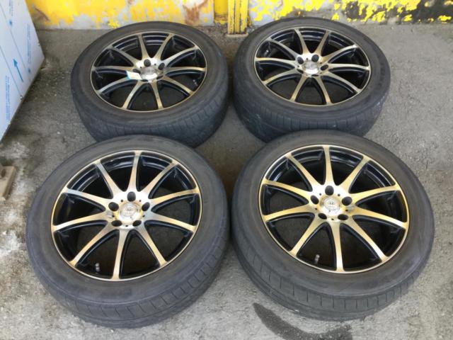 【BADX(バドックス)】632 LOXARNY(ロクサーニ) LOXARNY SPORT SS-9+【TOYO】TRANPATH LuⅡ | カー用品 タイヤホイールセット 18インチタイヤ ...