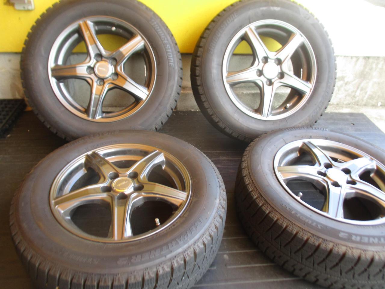 【BRIDGESTONE(ブリヂストン)】 TOPRUN VR5 + BRIDGESTONE ICE PARTNER2 | 中古品 | アップガレージ 豊明・国1店 | カー用品 スタッドレス ...