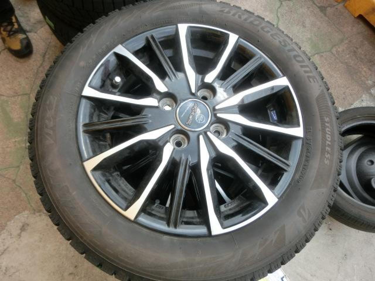 【KYOHO】SMACK(スマック) VALKYRIE(ヴァルキリー) +【BRIDGESTONE】BLIZZAK VRX2 | カー用品 スタッドレスタイヤホイールセット 14インチ ...