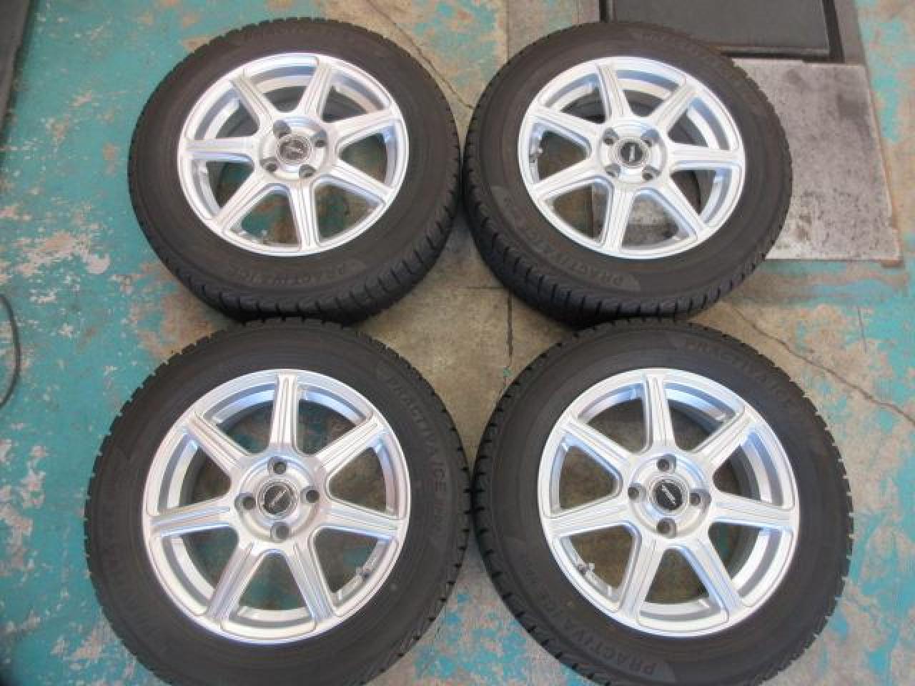 BRIDGESTONE TOP RUN R7+Yellow Hat PRACTIVA ICE BP02 175/65R15 4本 | 中古品 ...