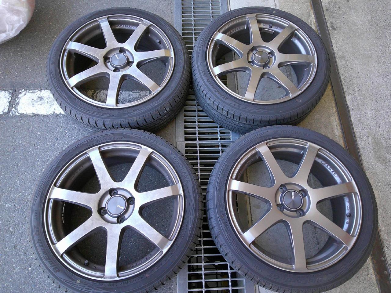 RX2507-728S ENKEI PerformanceLine PF07 + YOKOHAMA BluEarth-GT AE51 4本セット | 中古品 | アップガレージ 塩尻北インター ...