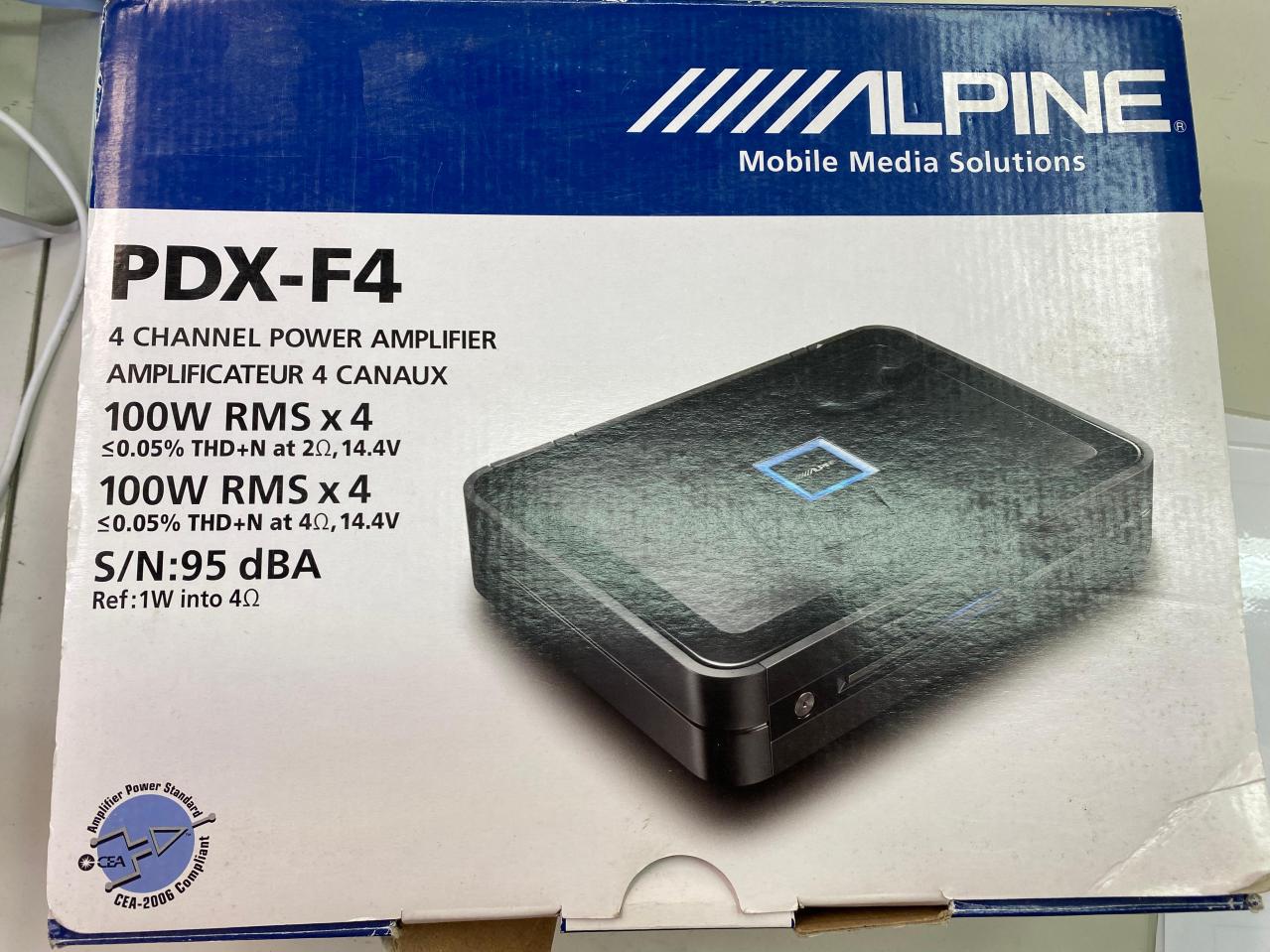 【ALPINE】PDX-F4 | 中古品 | アップガレージ 富山店 | カー用品 アンプを通販で購入する | 中古カー＆バイク用品の販売なら ...