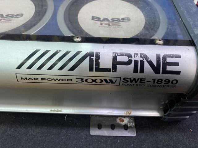 ALPINE SWE-1890 チューナップウーハー | わけあり | アップガレージ 富山店 | カー用品 スピーカー チューナップウーハー ...
