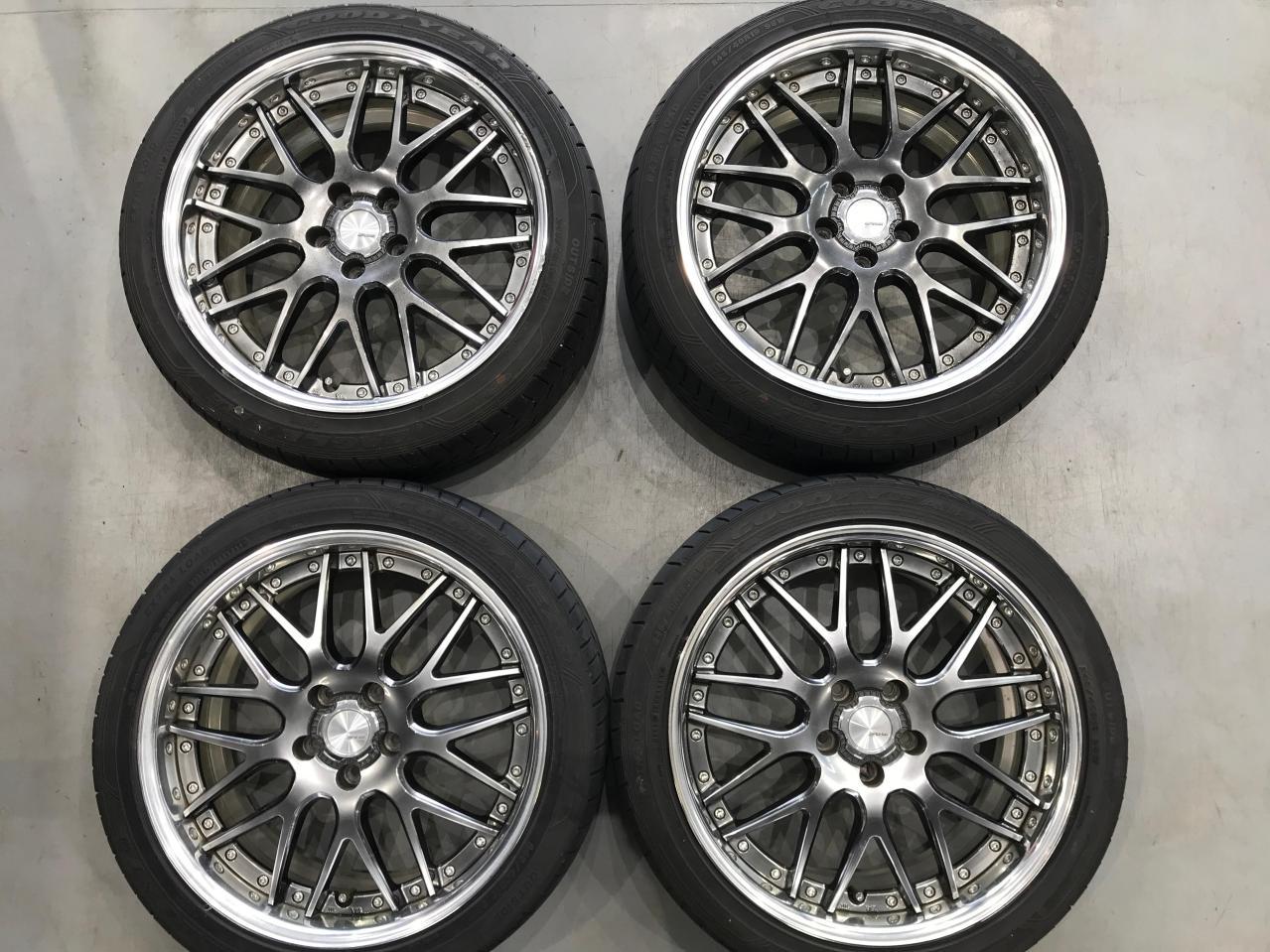 WORK LANVEC Lanvec LM1 + KUMHO ECSTa LE SPORT | カー用品 タイヤホイールセット 19インチタイヤホイールセットを通販で購入する | 中古カー ...