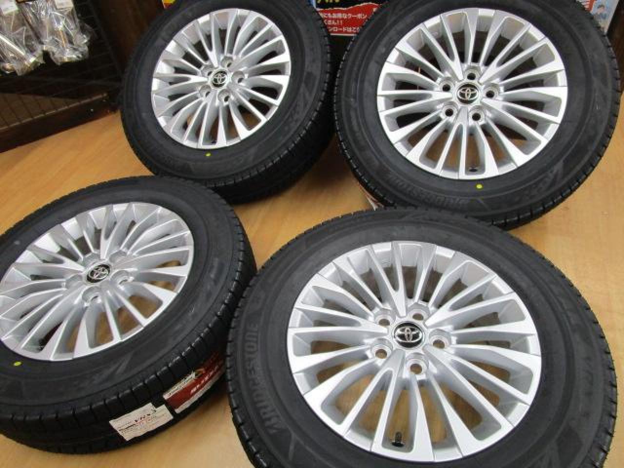 ★国産新品タイヤ★バランス調整済み★TOYOTA 40系 アルファード 純正アルミ + BRIDGESTONE BLIZZAK VRX3 | カー用品 スタッドレスタイヤホイールセット 17 ...