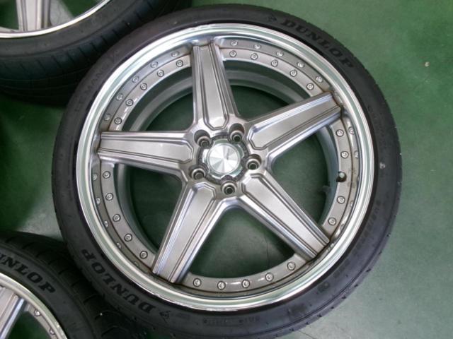 【WORK(ワーク)】LANVEC(ランベック) Lanvec LS1+【DUNLOP】LEMANS V+ | カー用品 タイヤホイールセット ...