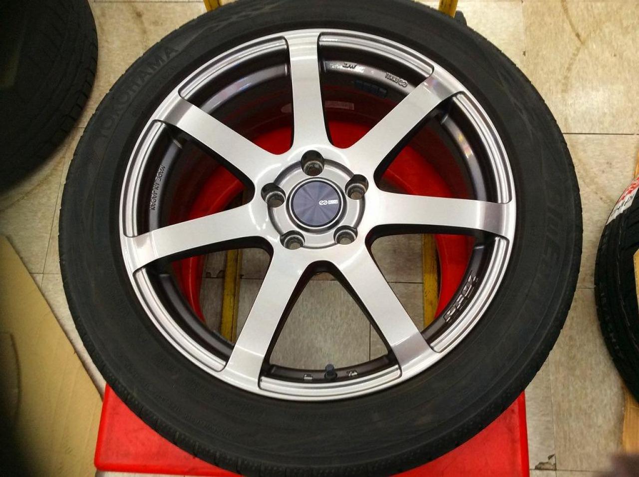 【ENKEI】PerformanceLine PF07+【YOKOHAMA】BluEarth-GT AE51 225/50R18 オススメ車種☆C-HR/ヴェゼル/レガシィB4(BN9 ...