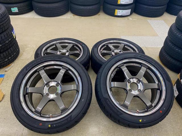 【RAYS】VOLK RACING TE37 SONIC SL + 【YOKOHAMA】ADVAN NEOVA AD09 195/50R15 ...