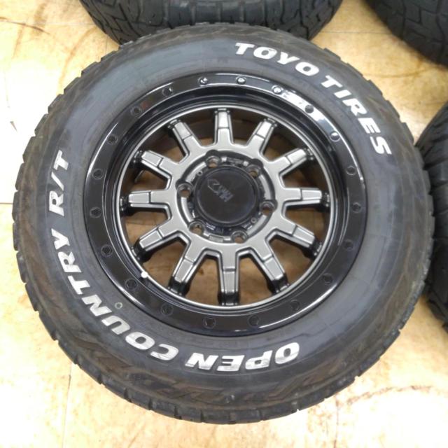 HLK WHEELS Rock Force + TOYO(トーヨー) OPNEN CUNTRY R/T | 中古品 | アップガレージ 福岡新宮店 | カー用品 タイヤホイールセット 16 ...