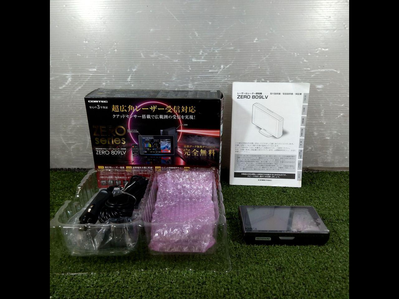 【COMTEC】ZERO 809LV レーザー&レーダー探知機 | カー用品 電装系 レーダー探知機を通販で購入する | 中古カー＆バイク用品の販売ならアップガレージ
