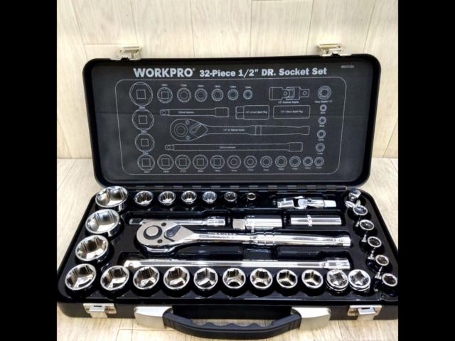 【WORKPRO】 ソケットレンチセット 32PCS | 新古品 | アップガレージ 愛知西尾店 | カー用品 メンテナンス 工具を通販で購入する | 中古カー＆バイク用品の販売ならアップガレージ