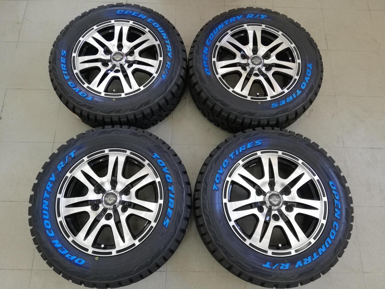 値下げしました★【HOT STUFF】MAD CROSS XD-7C+【TOYO】OPEN COUNTRY R/T 215/65R16C ...
