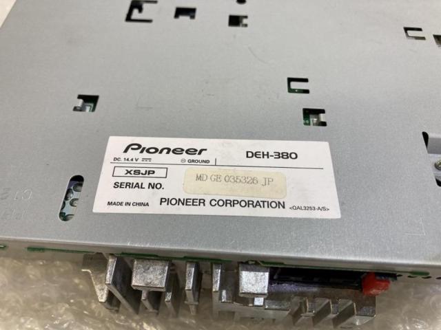 PIONEER DEH-380 | カー用品 ヘッドユニット CDチューナーを通販で購入する | 中古カー＆バイク用品の販売ならアップガレージ