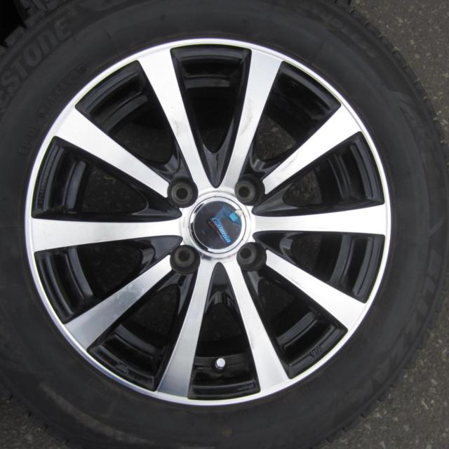 BRIDGESTONE BLIZZAK VRX3 + weds Galeria GS01 | カー用品 スタッドレスタイヤホイールセット 14 ...