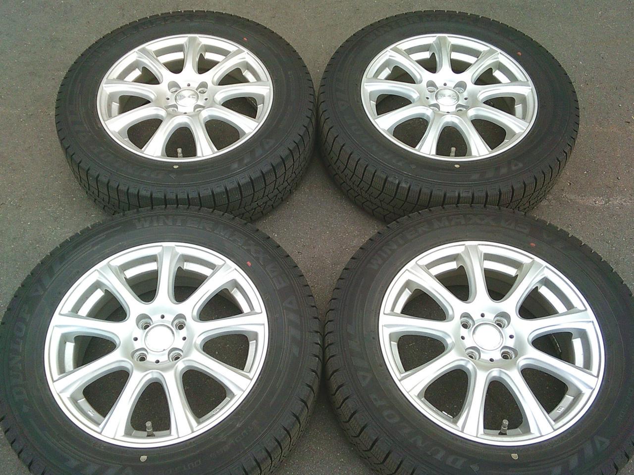 DUNLOP WINTERMAXX WM03 + DUNLOP DUFACT DS9 | 中古品 | アップガレージ 札幌新発寒店 | カー用品 スタッドレスタイヤホイールセット 16インチ ...