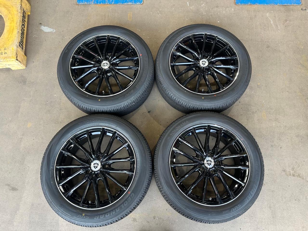 E52エルグランド、SKフォレスター ☆ Lehrmeister(レアマイスター) ESTROSA DF-10 + YOKOHAMA(ヨコハマ) GEOLANDAR SUV G055 | 中古 ...