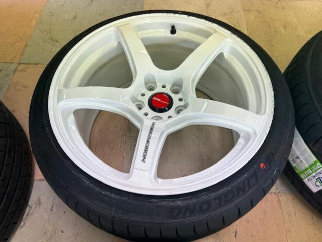 ★WRX/ランエボ/JZX100/スカイライン等★【WORK】T5R + 【LINGLONG】SPORT MASTER | 中古品 | アップ ...