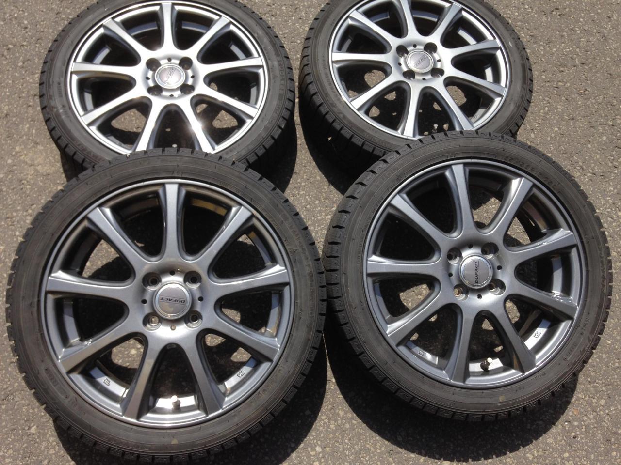 DUNLOP WINTERMAXX WM03 + DUFACT DS9 | 中古品 | アップガレージ 札幌厚別店 | カー用品 スタッドレスタイヤホイールセット 16インチスタッドレスタイヤ ...