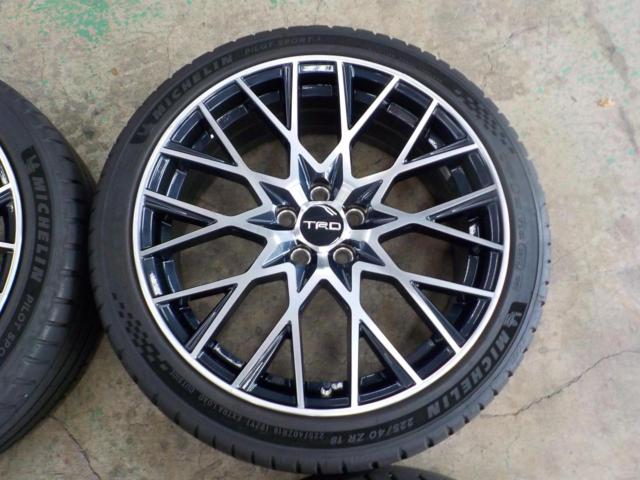 TRD TF9+MICHELIN Pilot Sport 5 | 中古品 | アップガレージ 横浜町田総本店 | カー用品 タイヤホイール ...
