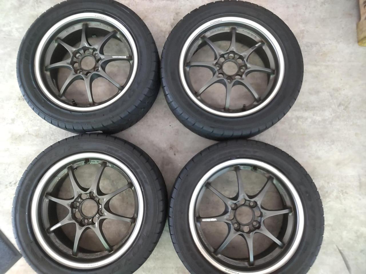 RAYS(レイズ) RAYS VOLK RACING CE28 CR + TOYO(トーヨー) PROXES R1R | 中古品 | アップ ...