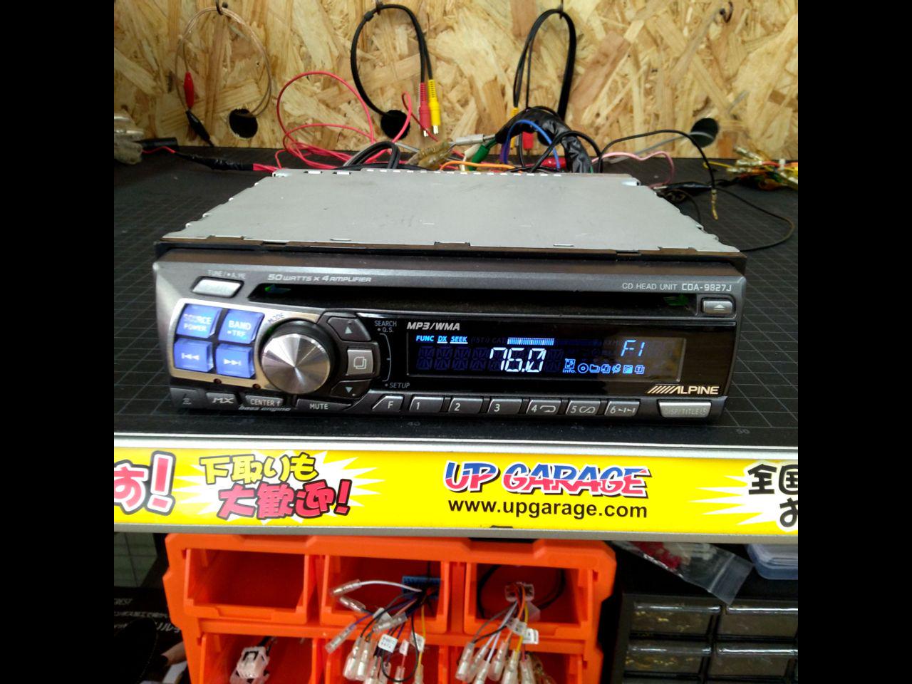 【ALPINE】CDA-9827J | 中古品 | アップガレージ 新潟燕三条店 | カー用品 ヘッドユニット CDチューナーを通販で購入する ...