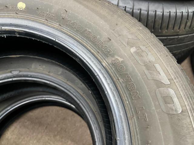 BRIDGESTONE K370 145/80-12 80/78N LT 中古タイヤ4本セット | 中古品 | アップガレージ 埼玉西浦和店 | カー用品 タイヤ 12インチタイヤを通販で購入 ...