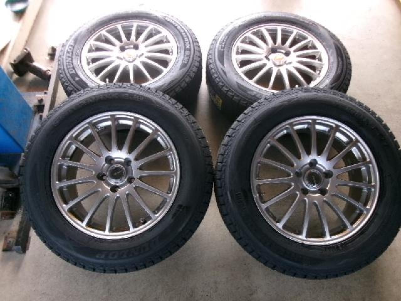 BRIDGESTONE ECO FORME SE-12 + DUNLOP WINTERMAXX SJ8+ | カー用品 スタッドレスタイヤホイールセット 17インチスタッドレスタイヤホイール ...