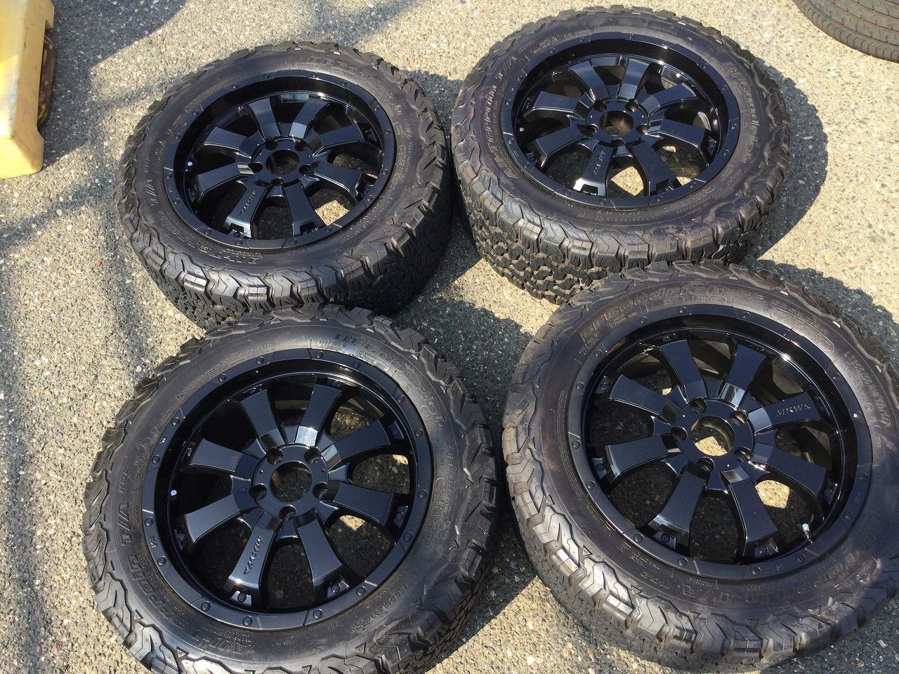 TRISTAR INTERNATIONAL(トライスターインターナショナル) MKW(エムケーダブリュー) MK-46 + BFGoodrich(ビーエフグッドリッチ) ALL-TERRAIN ...