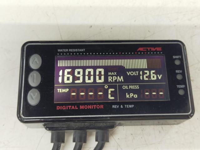 ACTIVE(アクティブ) デジタルモニターV3 REV&TEMP | 中古品 | アップガレージ ライダース大阪松屋町店 | バイク用品 電装品 その他電装品(二輪)を通販で購入する ...