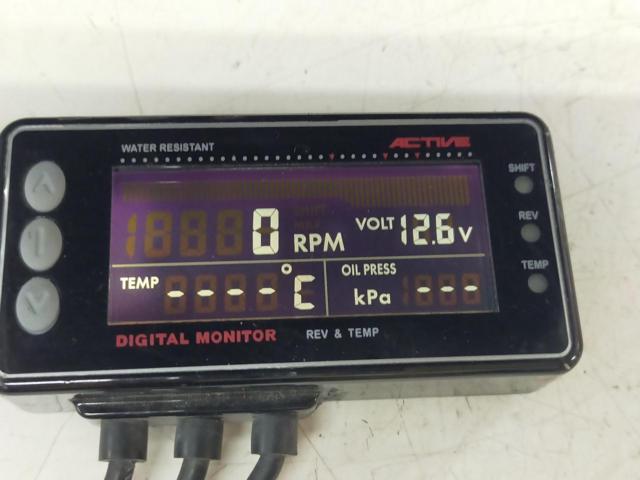 ACTIVE(アクティブ) デジタルモニターV3 REV&TEMP | 中古品 | アップガレージ ライダース大阪松屋町店 | バイク用品 電装品 その他電装品(二輪)を通販で購入する ...
