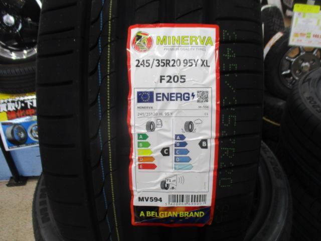 MINERVA F205 | 新品 | アップガレージ つくば店 | カー用品 タイヤ 20インチタイヤを通販で購入する | 中古カー＆バイク用品の販売ならアップガレージ