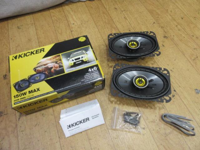 【KICKER】CSC46 異形コアキシャルスピーカー 2コセット | 中古品 | アップガレージ 静岡掛川店 | カー用品 スピーカー ...