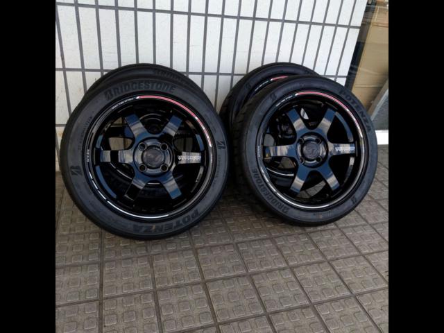 特定のお客様のみ注文可※S660サイズ【RAYS】VOLK RACING TE37 SONIC TIME ATTACK EDITION + 【BRIDGESTONE】POTENZA RE ...