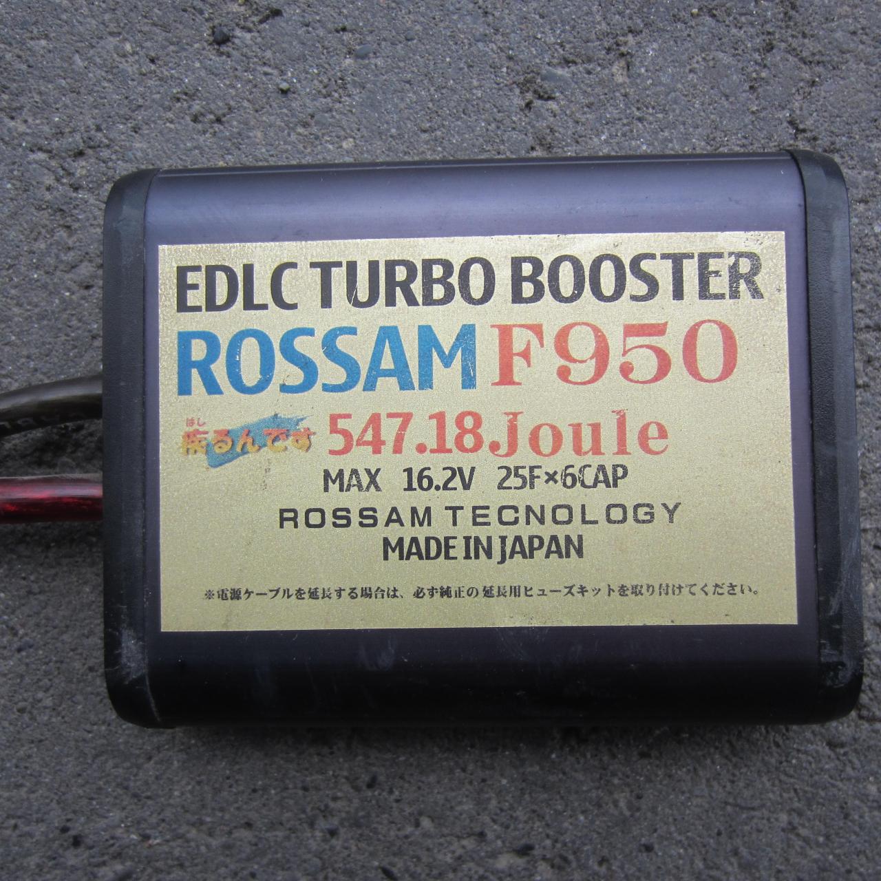 ROSSAM F950 EDLC TURBO BOOSTER | 中古品 | アップガレージ 札幌新発寒店 | カー用品 電装系 その他電装系 ...