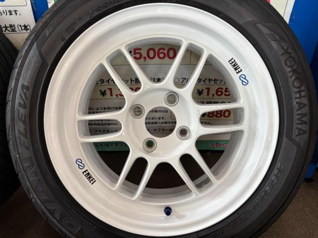 ENKEI Racing RPF1+YOKOHAMA ADVAN FLEVA V701 | 中古品 | アップガレージ 埼玉西浦和店 | カー用品 タイヤホイールセット 15インチタイヤ ...