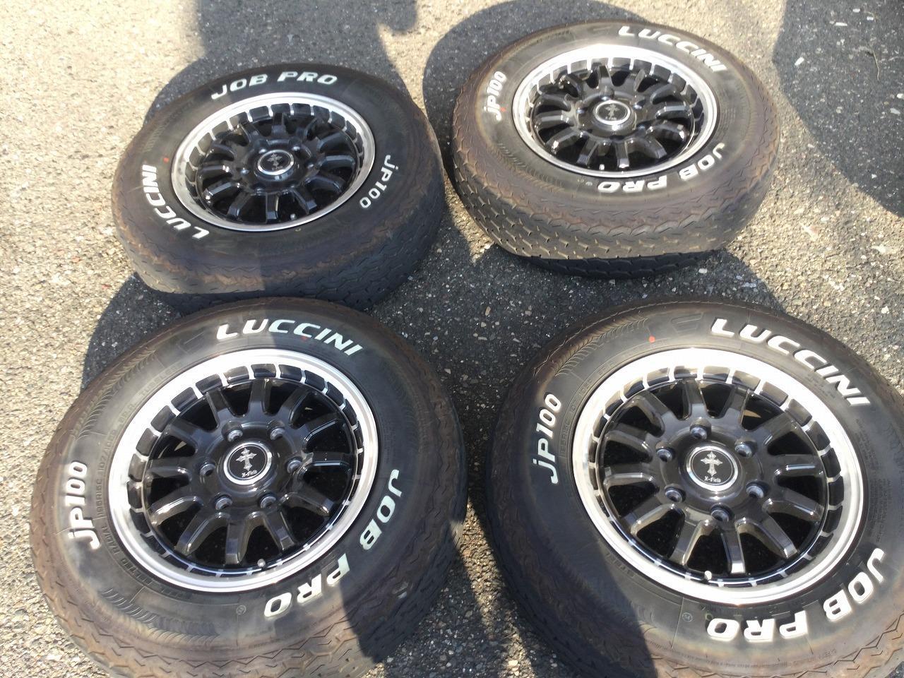 【INTER MILANO】 X-field+【JOBPRO】jp100 | カー用品 タイヤホイールセット 15インチタイヤホイールセットを ...