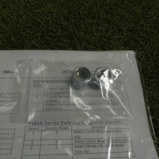 北米LEXUS純正 ローダウンスプリングセット PTR07-53090 | 中古品 | アップガレージ 埼玉春日部店 | カー用品 足まわり ...